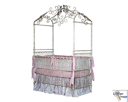 IRON CRIBS, The American Iron Bed Co, Princess Bunny Iron Crib